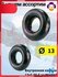 Камера для тюбинга 13x5.00-6, усиленная, черная, подходит для садовых тачек и эл...