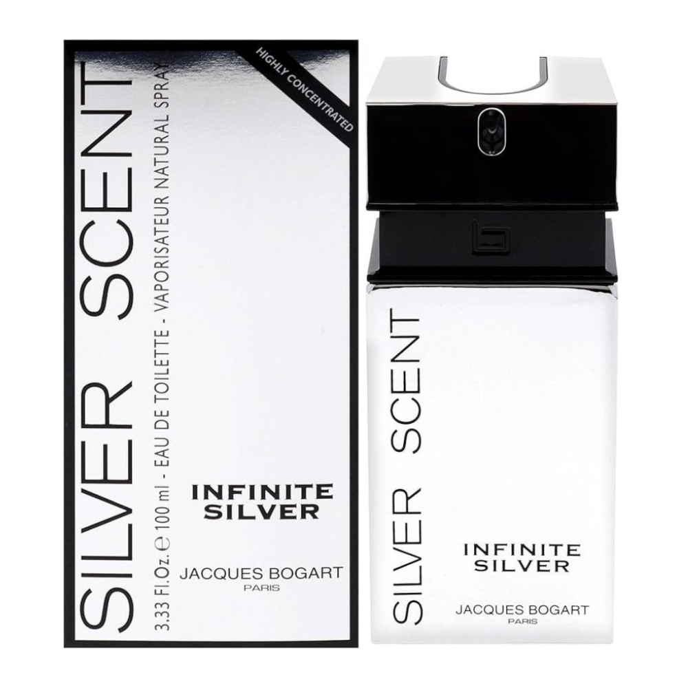 Jacques Bogart Silver Scent Infinite Silver 100 мл туалетная вода, мужские, восточные, фужерные