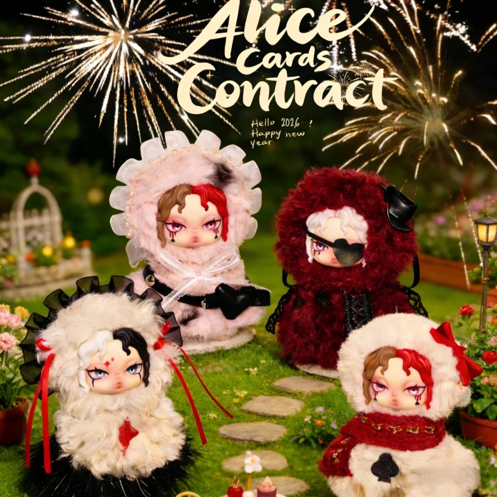 Плюшевая кукла 52TOYS Alice Cards Contract Series Random 1 pcs