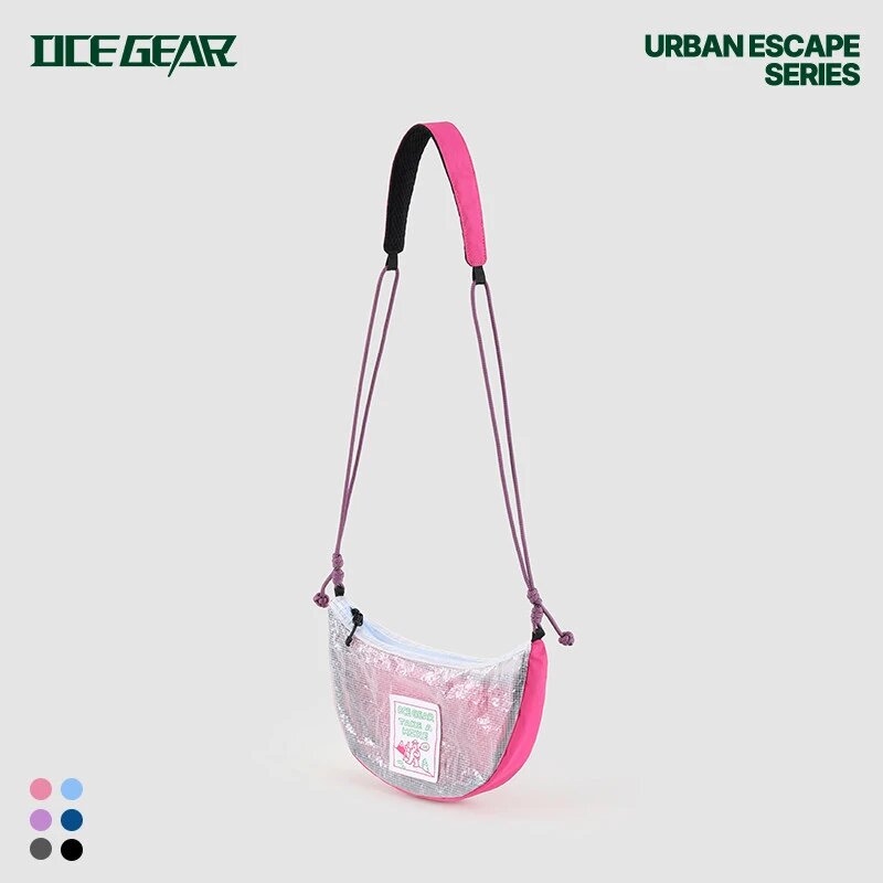 ECOpak Tech Mesh Сумка-слинг для походов Розовый, rose-blue