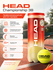 Мяч для большого тенниса HEAD Championship 3B, упаковка 3 мяча, ITF