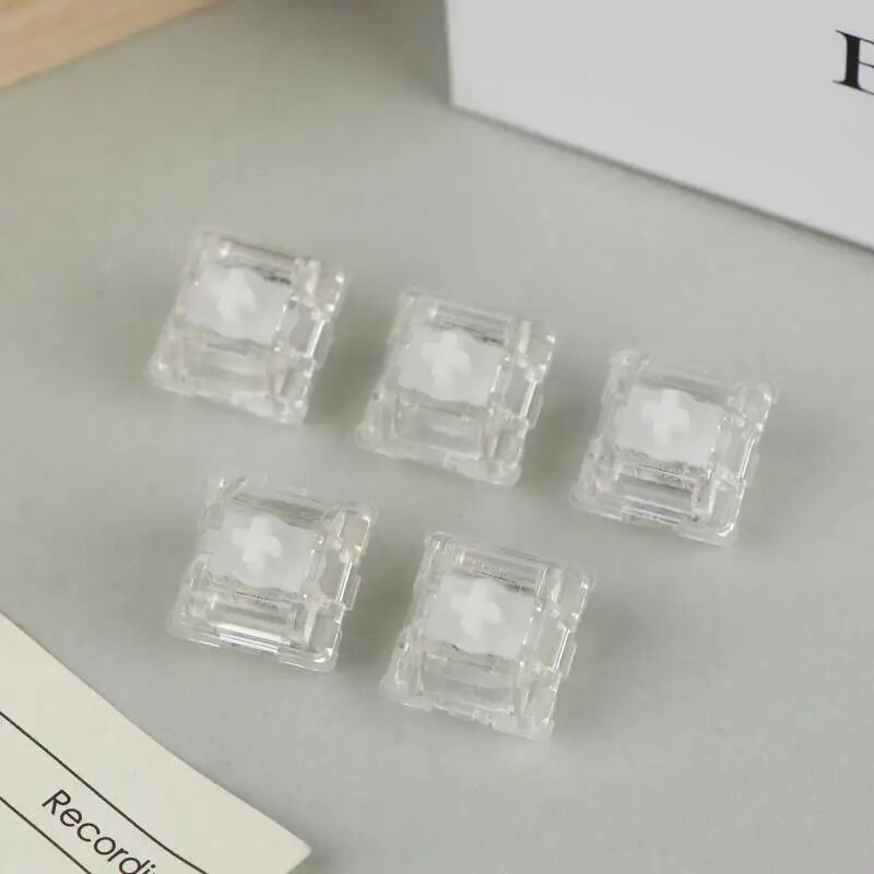 Механические переключатели UR Ice Ultra Linear для клавиатур 5 шт Белый, A1