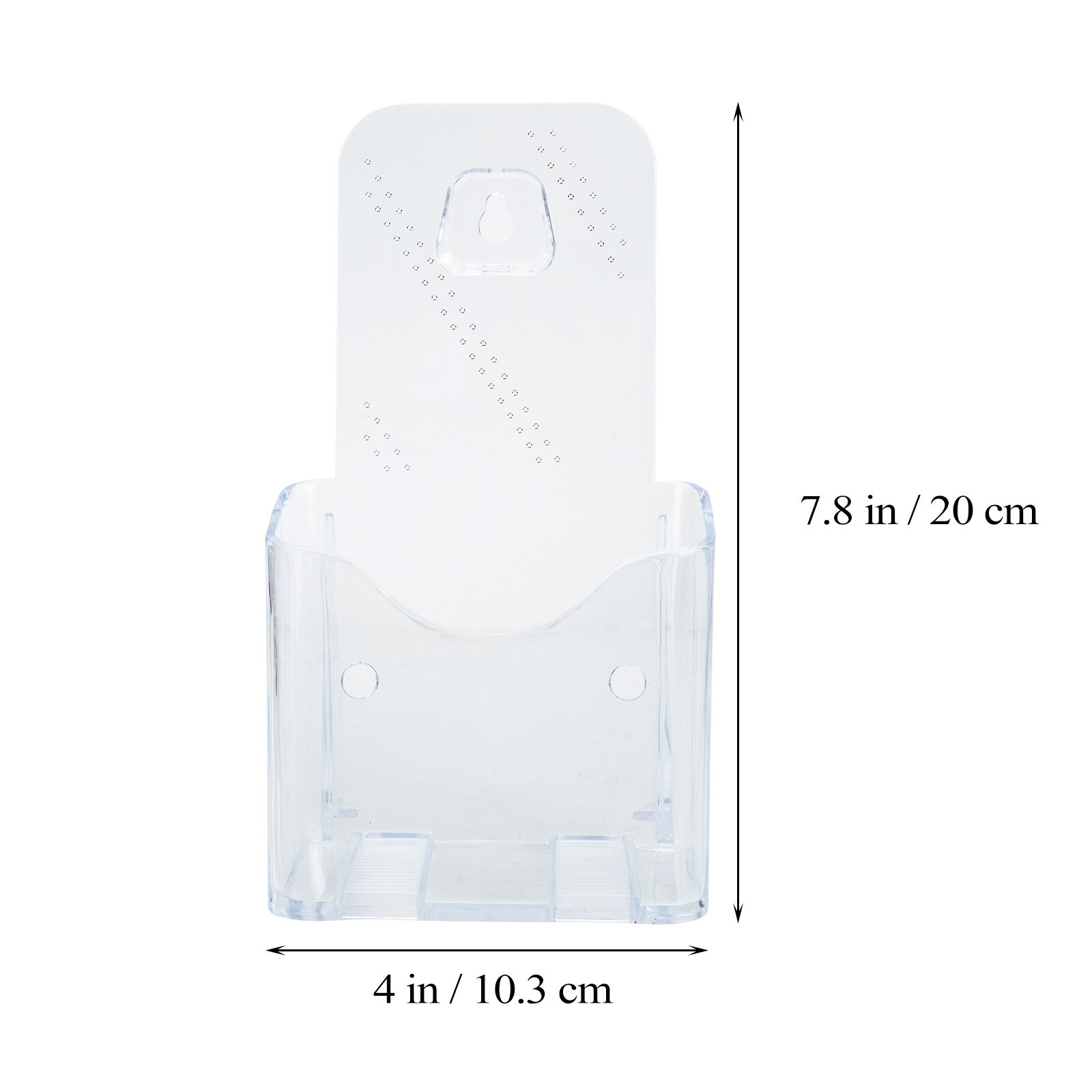 Держатель Буклетов Прозрачный Стенд Для Листовок 2 Штуки 20x10.3cm