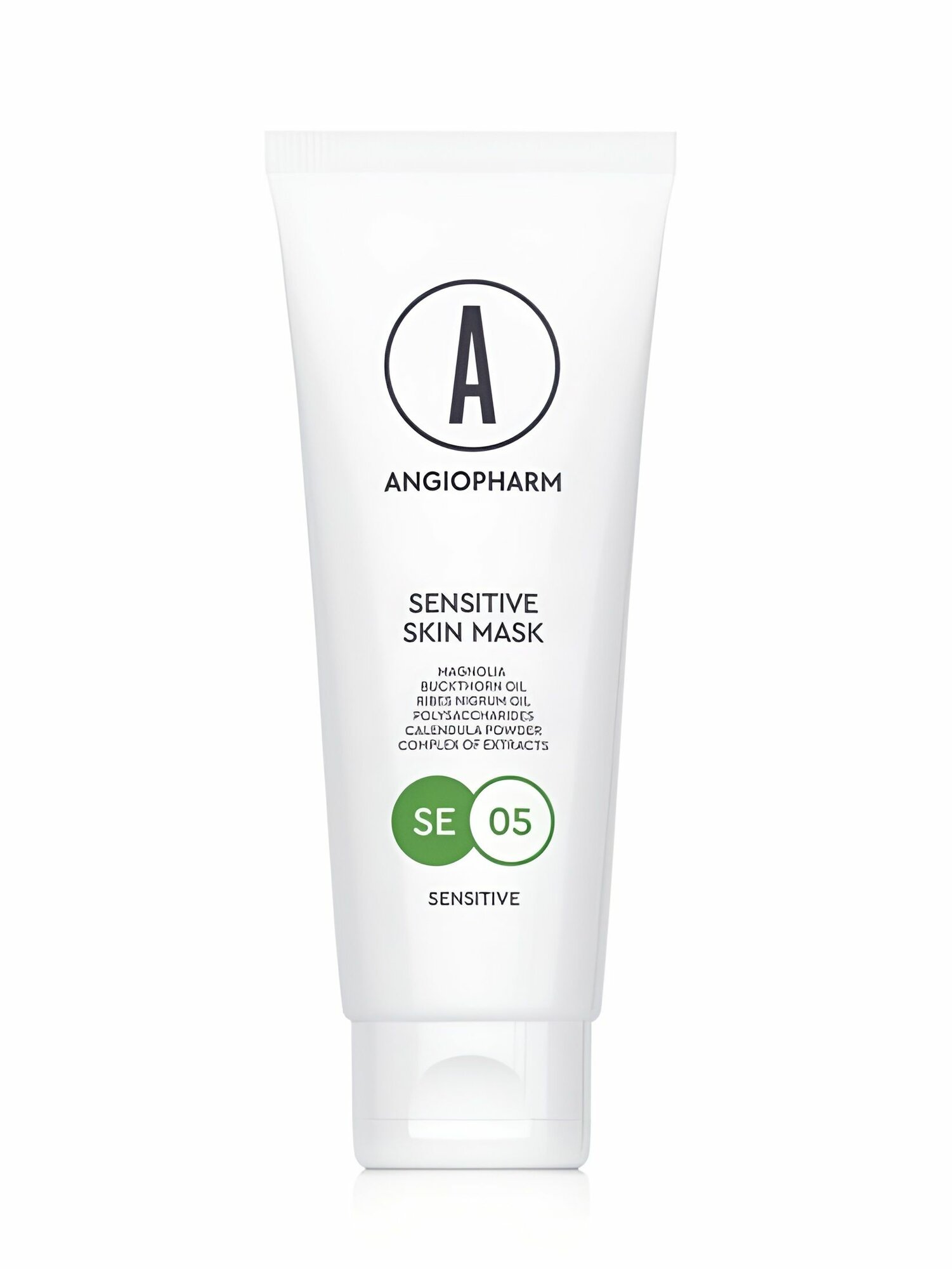 Восстанавливающая маска для чувствительной кожи лица Sensitive Skin Mask, Ангиофарм, 75 мл