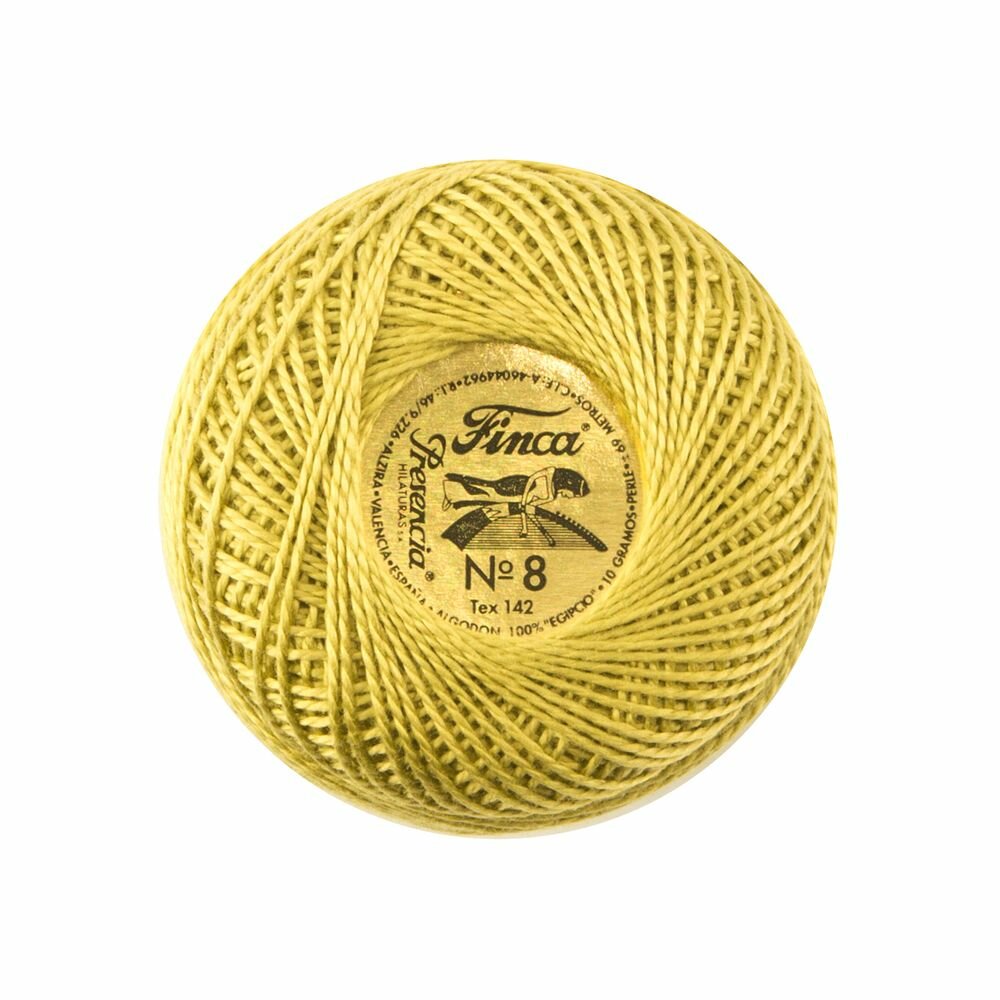 Мулине PRESENCIA HILATURAS "Finca Perle", Жемчужное, №8, однотонный цвет 5229, 1 шт