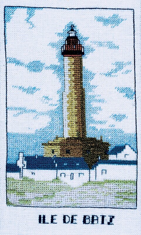 Набор для вышивания Le Bonheur Des Dames Phare "Ile De Batz" Маяк Иль До Бац, 10,5х17,5 см (ND. BD.1982)