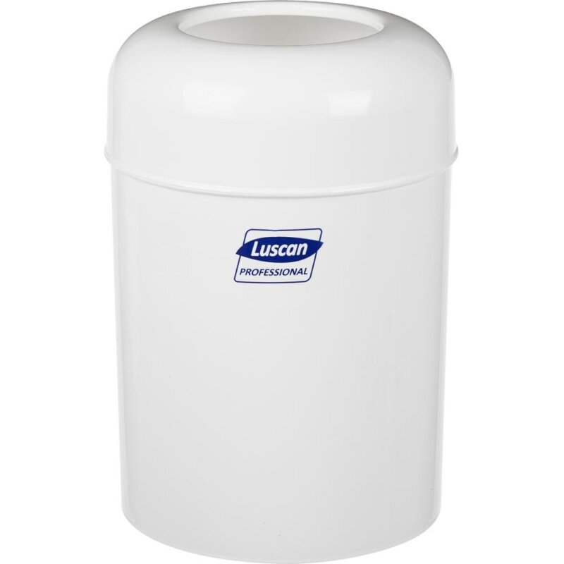 Мусорное ведро Luscan "Professional", 15 л, белое (Д R-3522W)