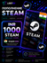 Подарочная карта Steam Индия 1000 INR | Steam Wallet TRY | Пополнение индийского...