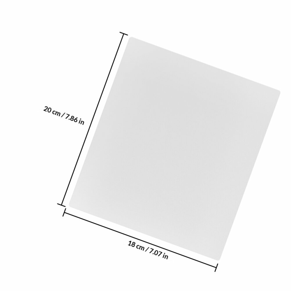 Прозрачная Подставка Для Рисования 3D Пен Mat Из PVC 6 Штук Размер 20.00X18.00X0.10Cm