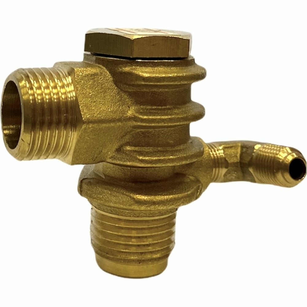 Клапан обратный для компрессора резьба наружная M1/2хM1/2 Pegas pneumatic 4305