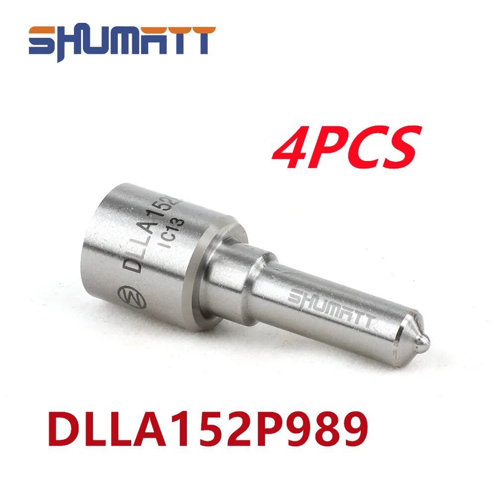 4 шт. DLLA152P989 наконечник форсунки дизельного топлива 093400-9890 для форсунки Common Rail 095000-7140 33800-52000