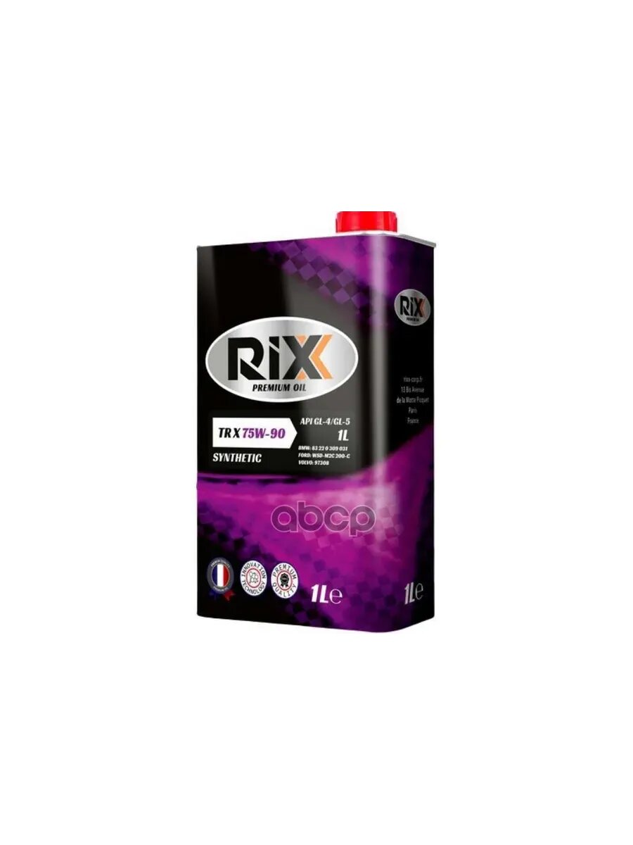 Rixx Tr V 75W-90 Gl-4 Трансмис. Синтетическое 1L RIXX арт. R