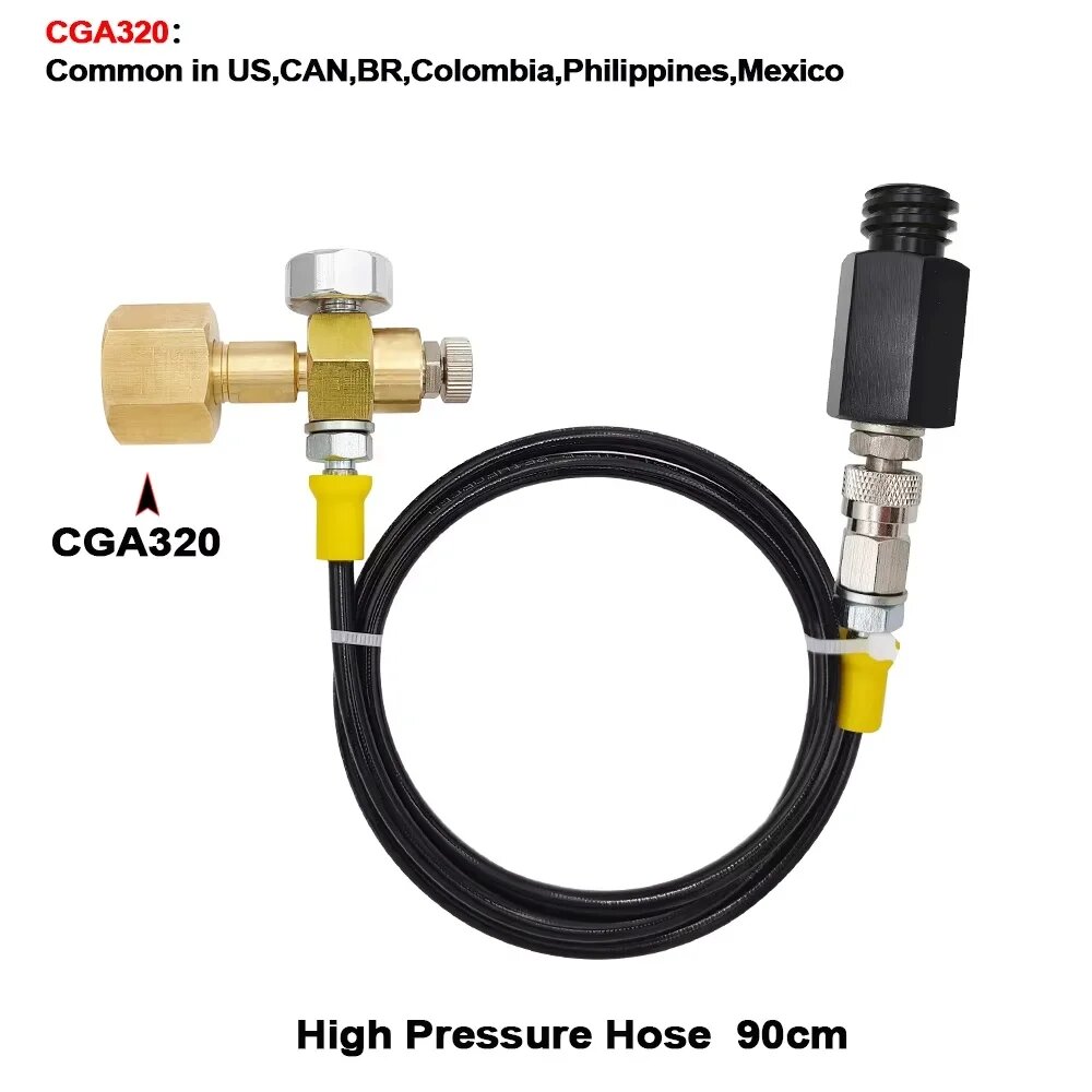 Переходник для шланга Soda Stream/Soda Club CO2 W21.8-14/CGA320 US CA-CGA320