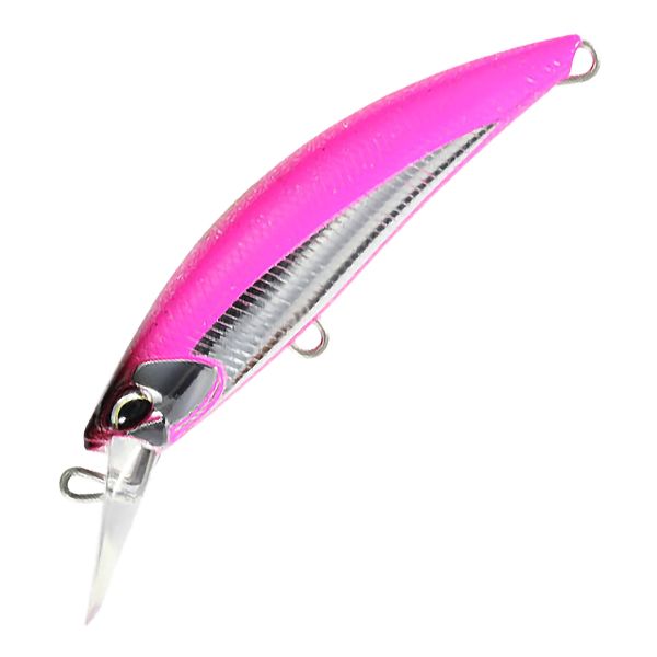 Воблер DUO Rough Trail Blazin 70 #CSI0616 UV Pink Silver Flash, быстро тонущий, 20 г.