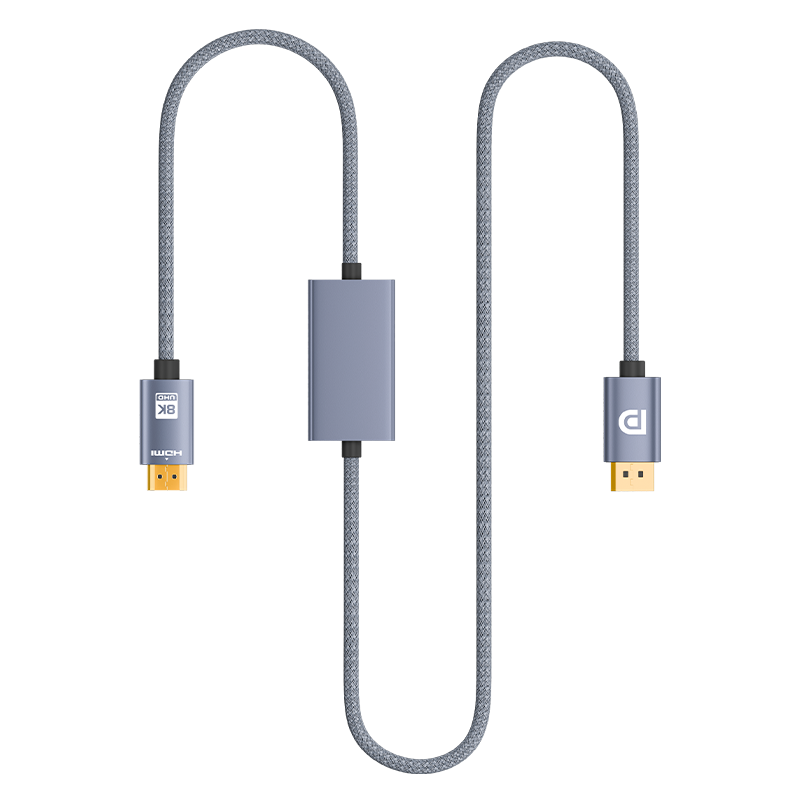 ULT-unite HDMI 2.1 в DP 1.4 адаптер кабель 8K 60Гц 360Гц высокая частота обновления для ноутбука PS5 монитора 1м