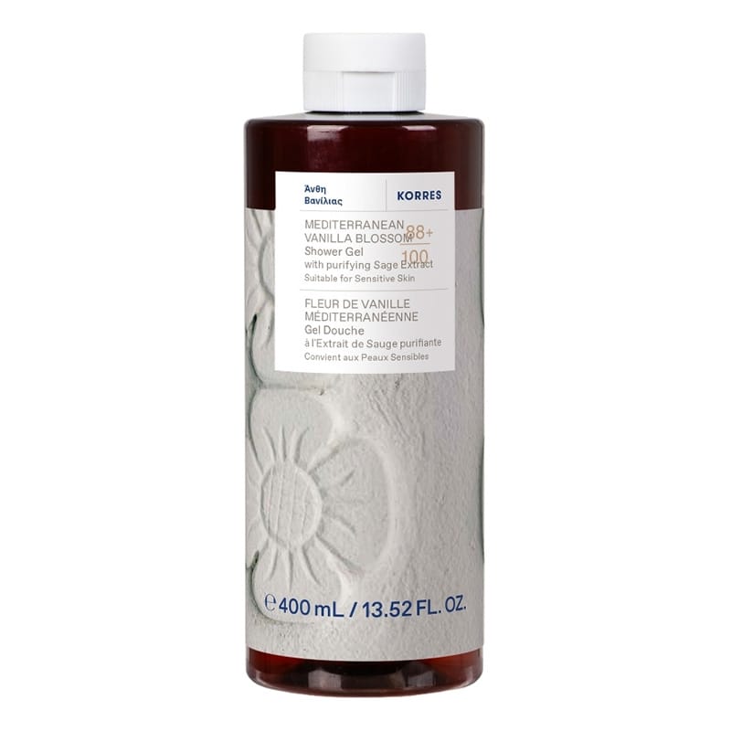 Средство для душа Korres Mediterranean Vanilla Blossom Shower Gel Гель для душа 400 мл