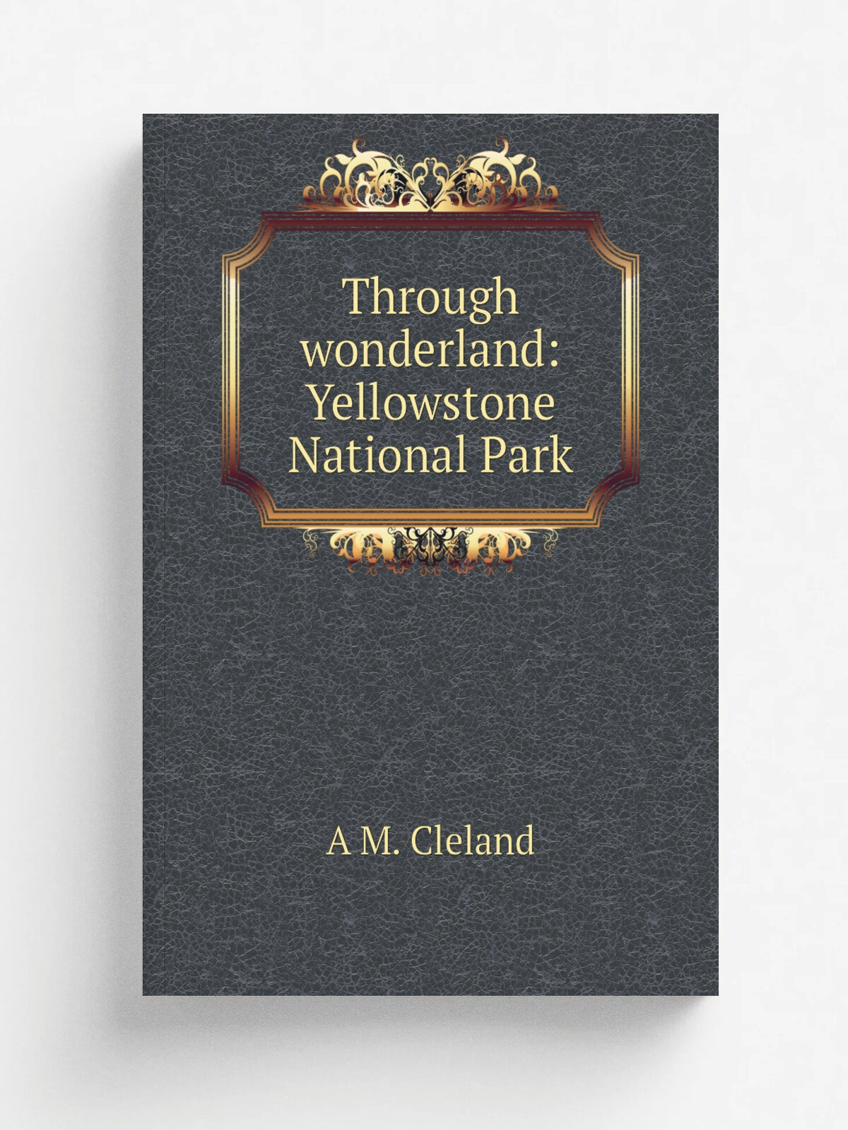 Through wonderland: Yellowstone National Park | A M. Cleland | Репринт