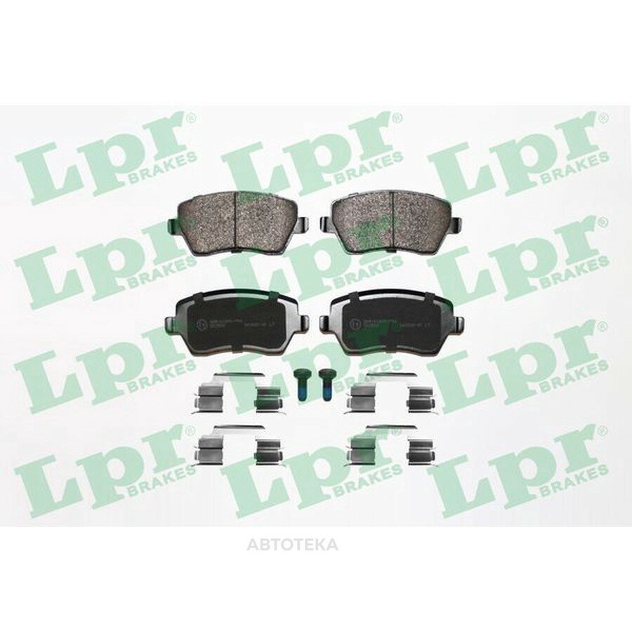 Колодки тормозные дисковые LPR 05P867K