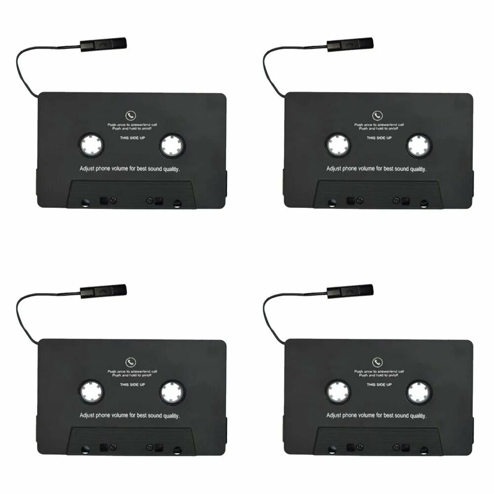 Bluetooth 5.0 кассетный адаптер с микрофоном для автомобильной магнитолы и подключения по Aux