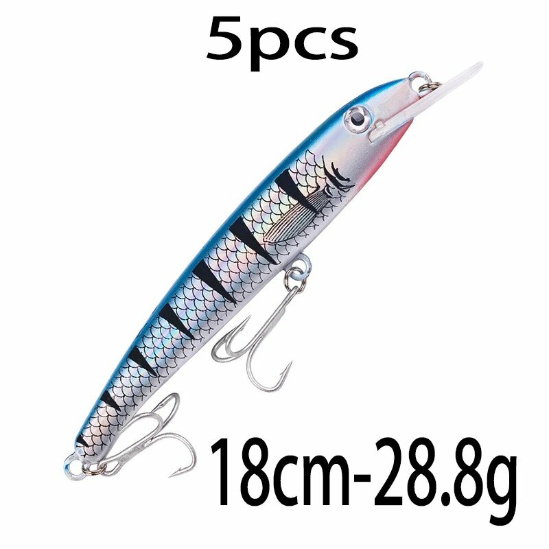 1 шт, 28 г, 43 г, 62 г, металлический воблер для глубокого дайвинга, погремушка, большая жесткая приманка для гольяна, окунь, щука, троллинговая рыболовная приманка, снасти