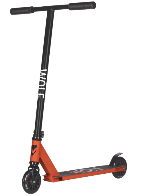 Самокат трюковый NOVATRACK 110P. WOLF. RD25 Wolf 20, 110 мм, красный