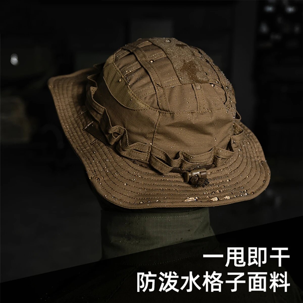 Новая тактическая шляпа Boonie для спорта на открытом воздухе, походная шапка, дышащая, износостойкая, складная панама, камуфляжная шляпа для охоты и стрельбы
