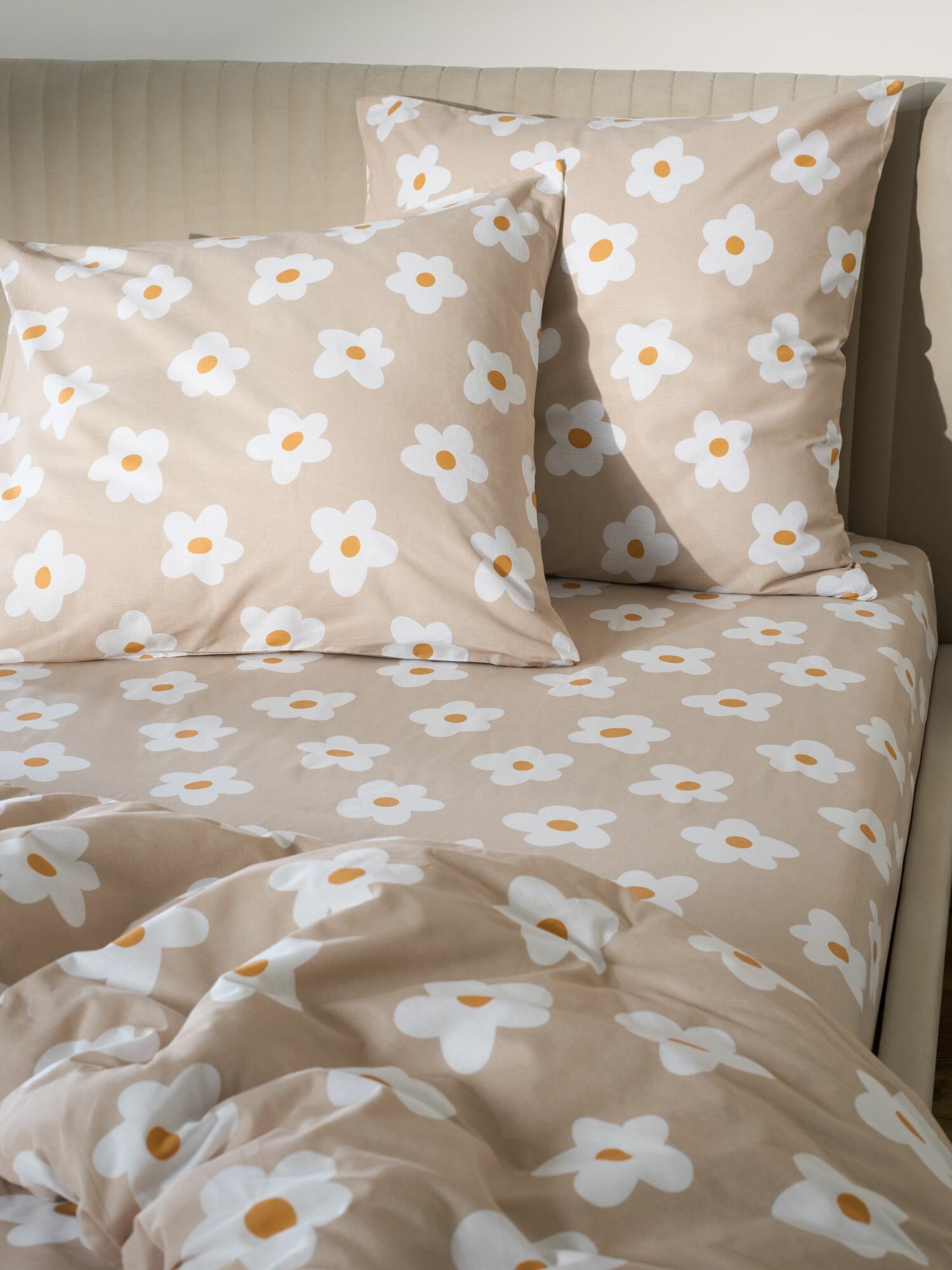 КПБ 1.5 поплин "Cozy Home" (70х70) рис. 43403-2 Ромашка/Camomilla