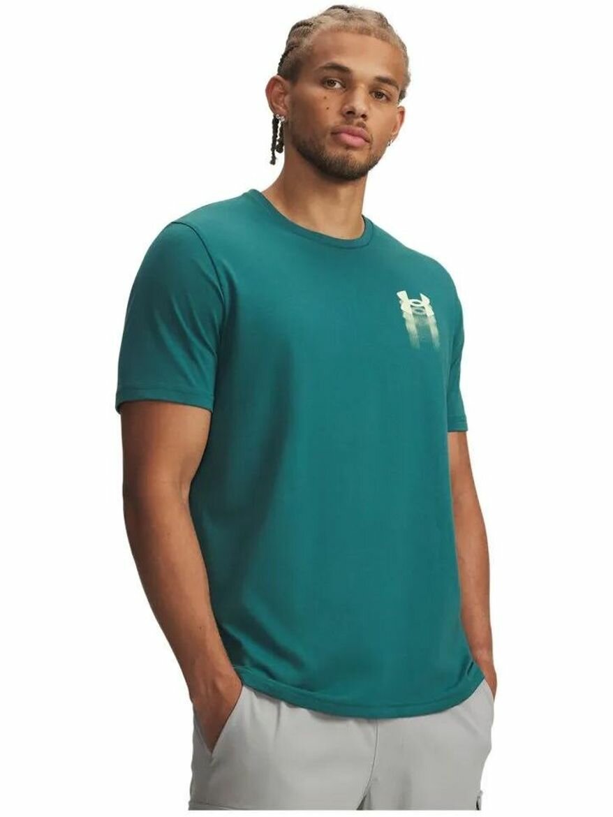 Футболка спортивная UA M BLUR LOGO SS