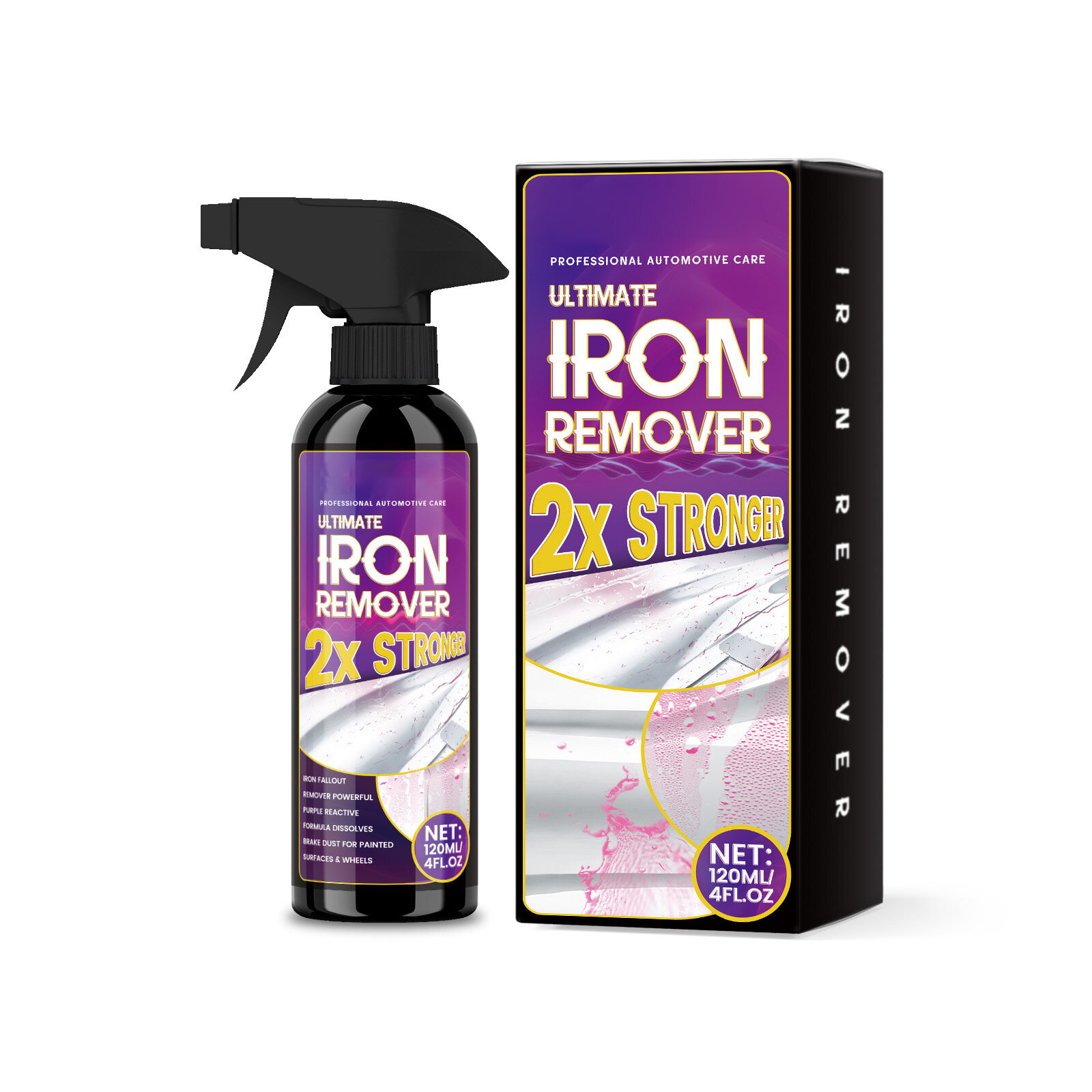 Быстросохнущий спрей для удаления ржавчины для