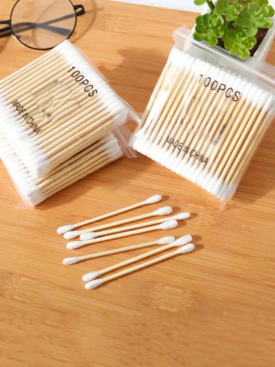 Ватные палочки бамбук и хлопок