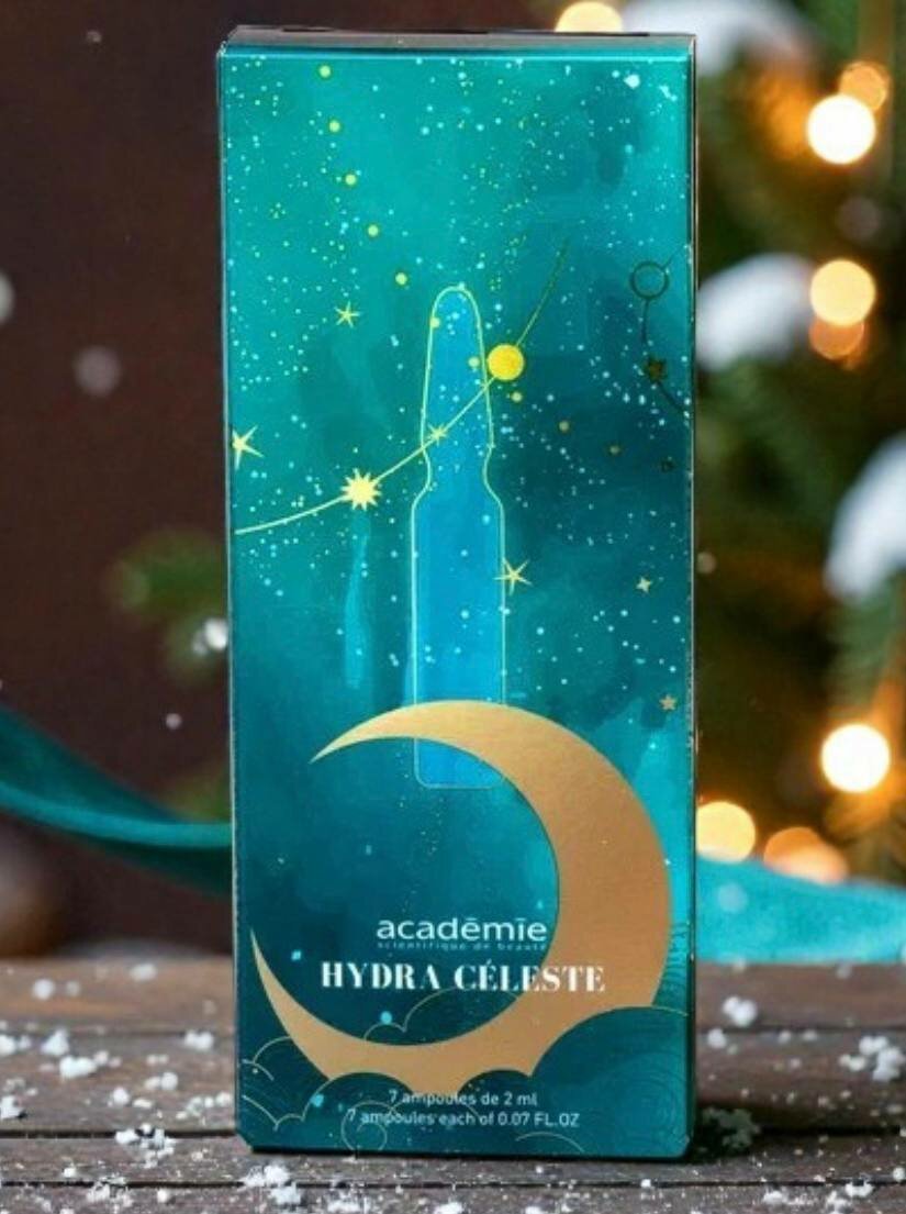 Academie Набор ампул "Divine Hydra" 7 шт по 2 мл Ампулы "Гиалуроновая кислота 2D" (4 шт )+ "Витамин С"(3шт)