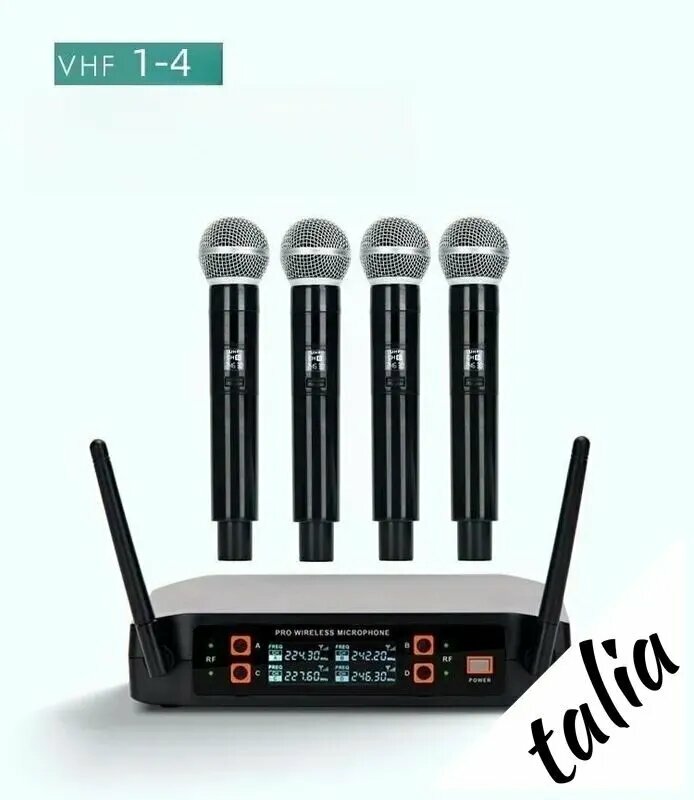 Вокальная радиосистема для конференций Rell-806-микрофона, черно-серый