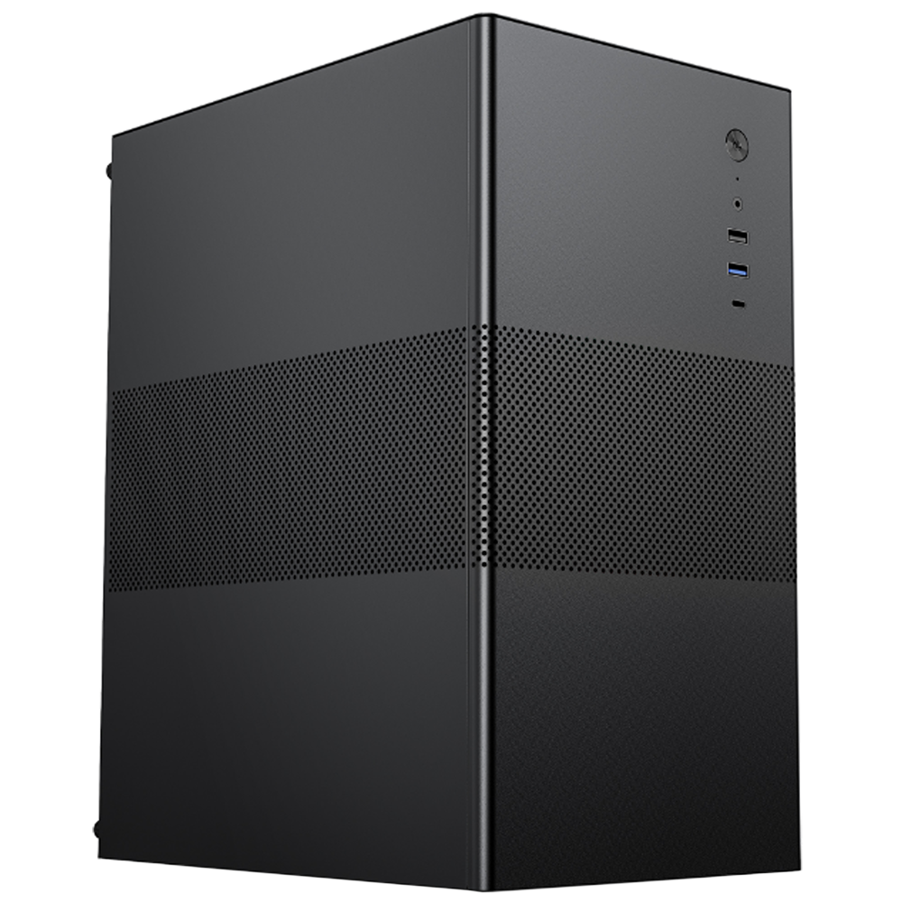 Корпус для ПК ACD ACD Coffer 109B|| mATX, Type-C + USB3.0 + USB ports + HD audio combo, Mesh, Black. уц-1-1