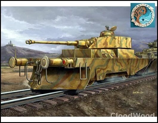 Trumpeter 00369 1:35 Карта немецкого железнодорожного бронетранспортера, выпуск vol. 2 Сборная модель танка