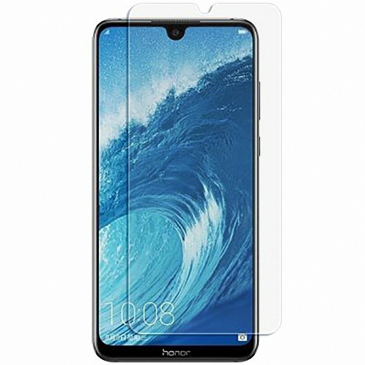 Защитное стекло для Honor 8X Max прозрачное на плоскую часть экрана
