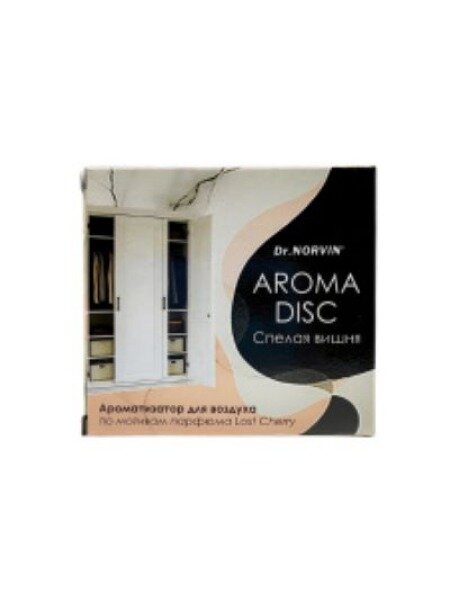Освежитель воздуха Dr. Norvin Дисковый, для дома, Спелая вишня