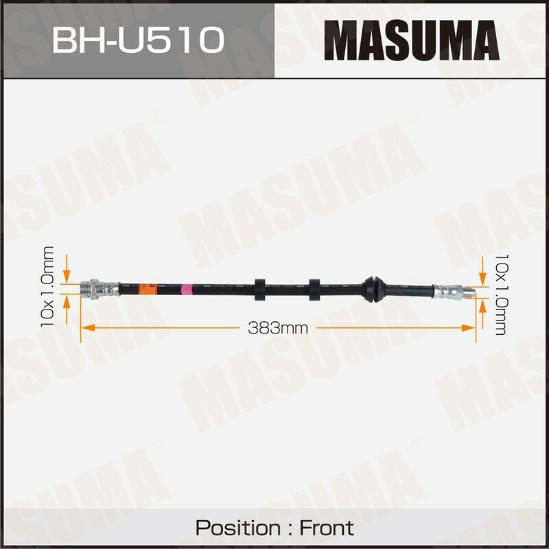 Шланг тормозной передний MASUMA BH-U510 Ford Focus