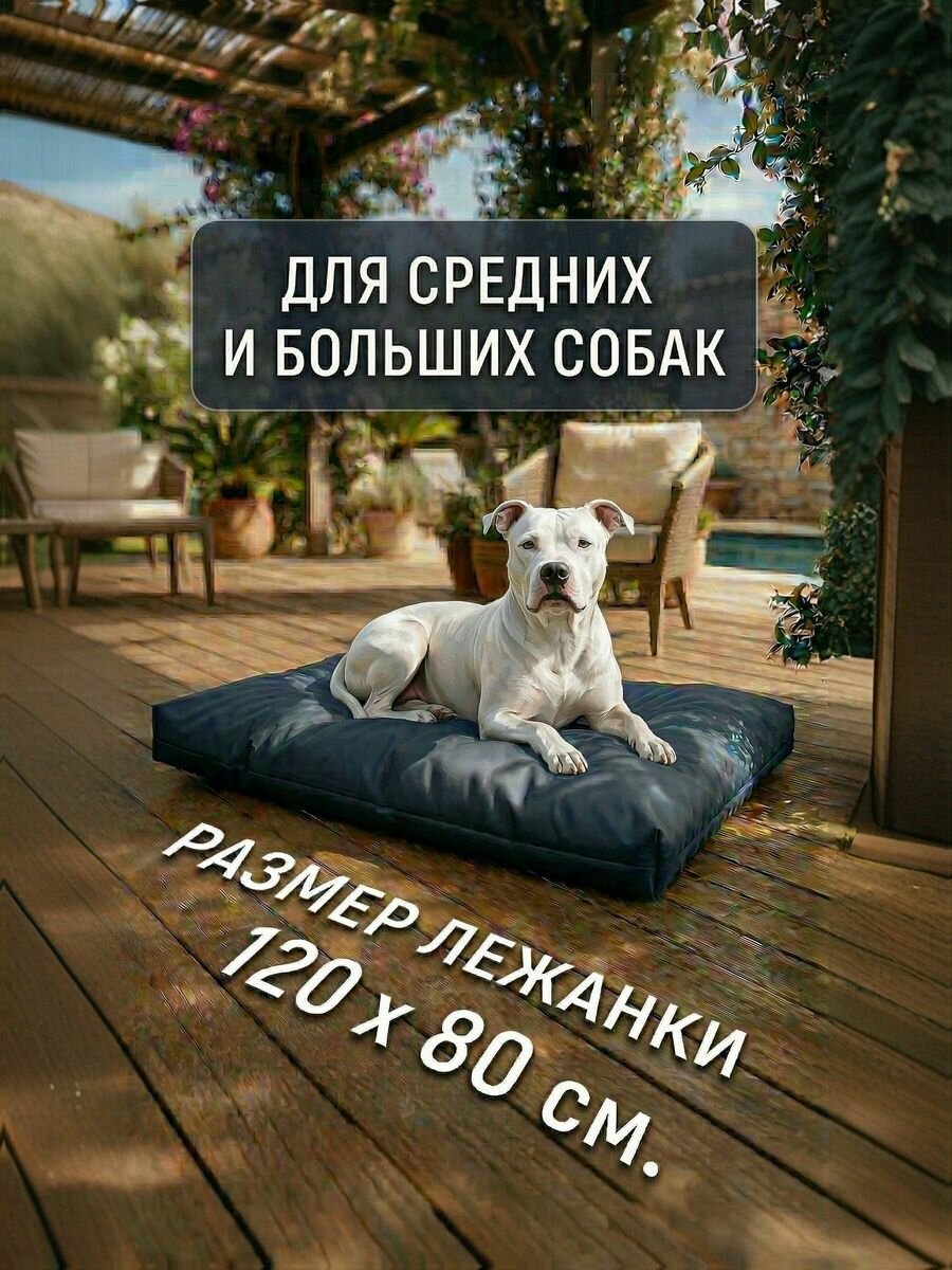Лежанка Creative Element, для собак, водонепроницаемый съемный чехол, 120x80 см