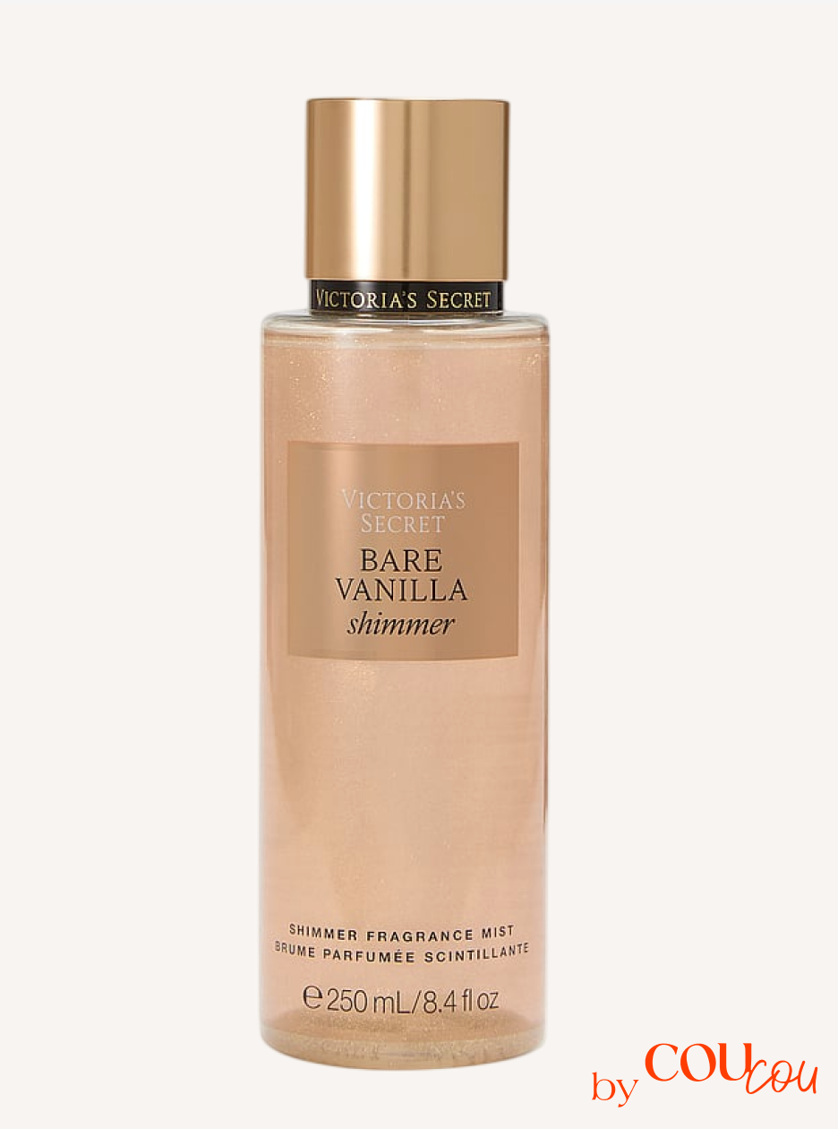 Victoria's Secret Парфюмированный мист-спрей для тела с шиммером, Bare Vanilla, 250 мл