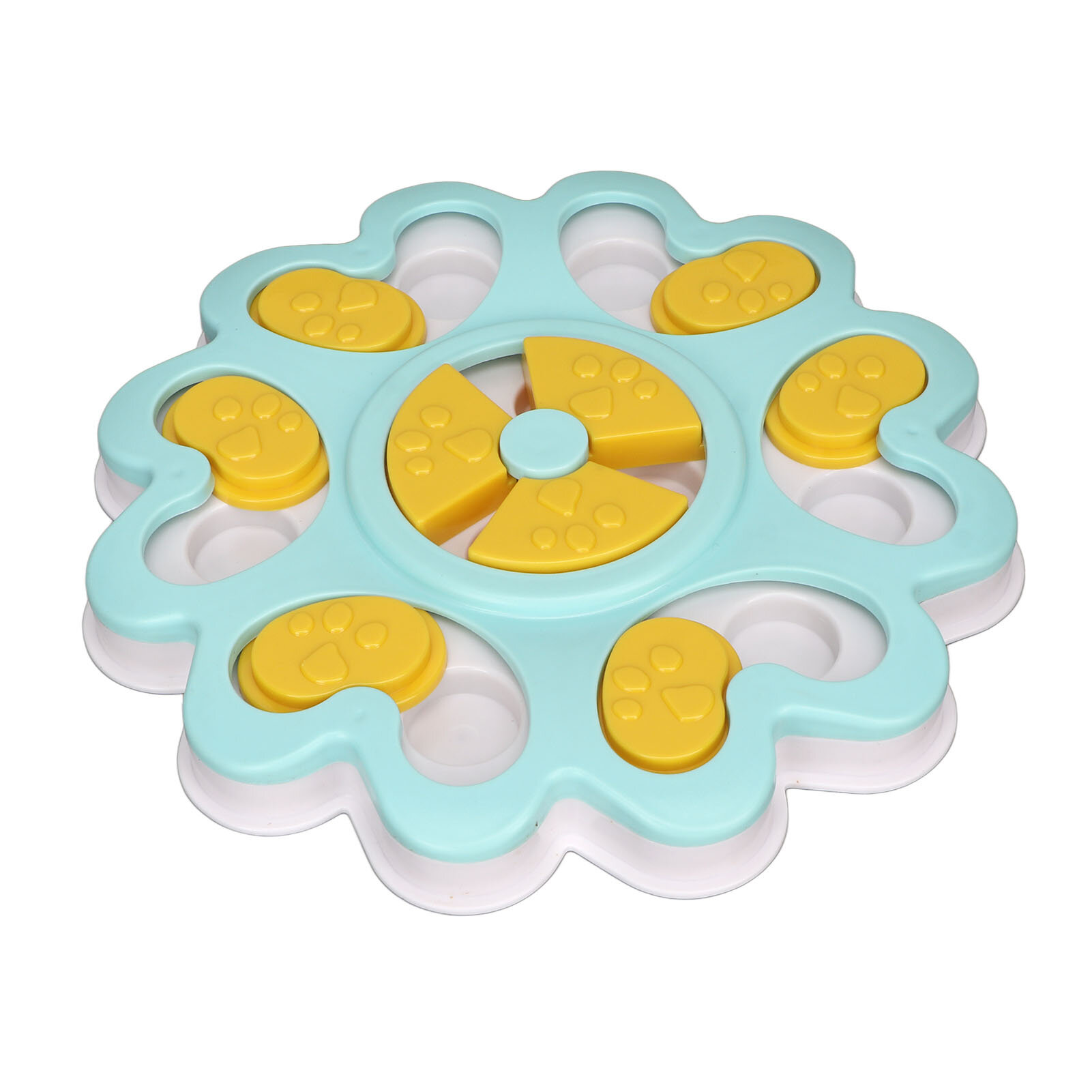 Безопасная интерактивная игрушка-головоломка для собак, кормушка-диспенсер для лакомств и еды для умственного обогащения и тренировки IQ