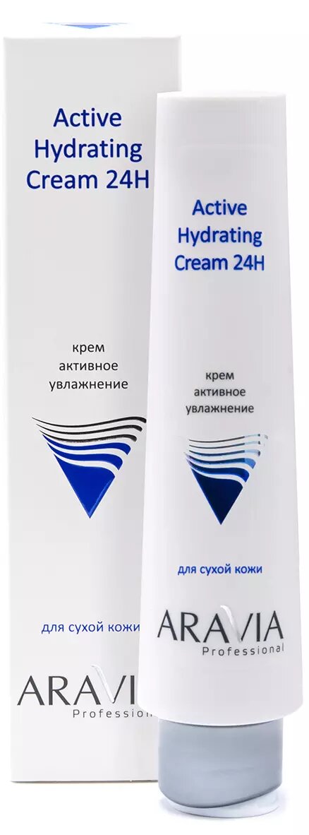 Крем ARAVIA PROFESSIONAL для лица активное увлажнение Active Hydrating Cream 24H, 100 мл