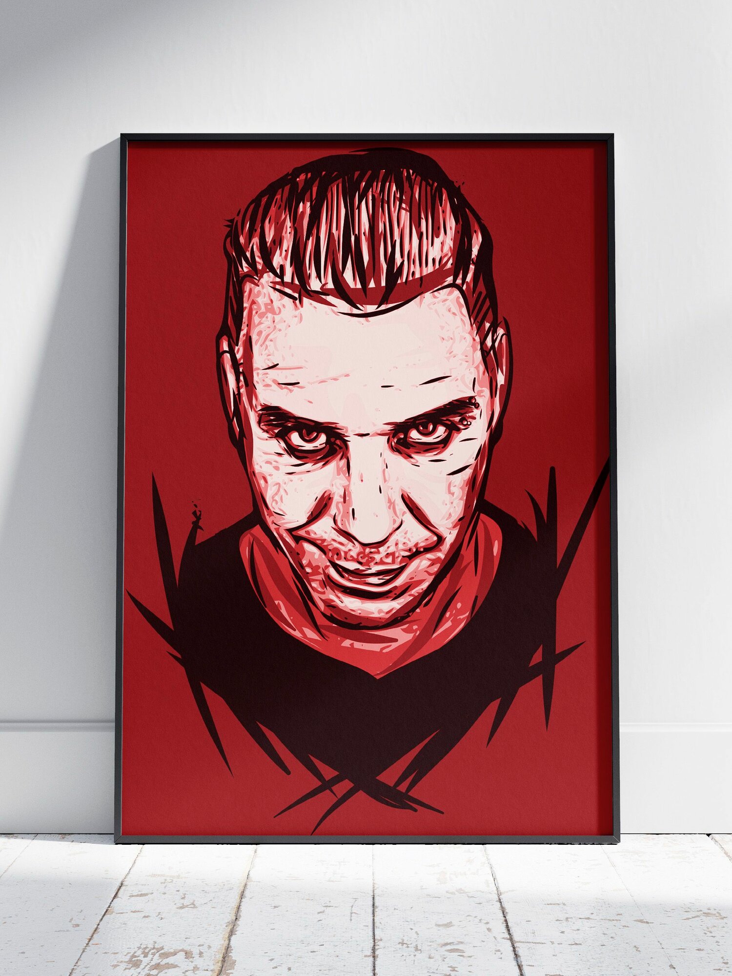 Плакат на стену для интерьера Rammstein (Тилль Линдеманн - Till Lindemann 10) - Постер по музыке и артисту формата A4 (21x30 см)