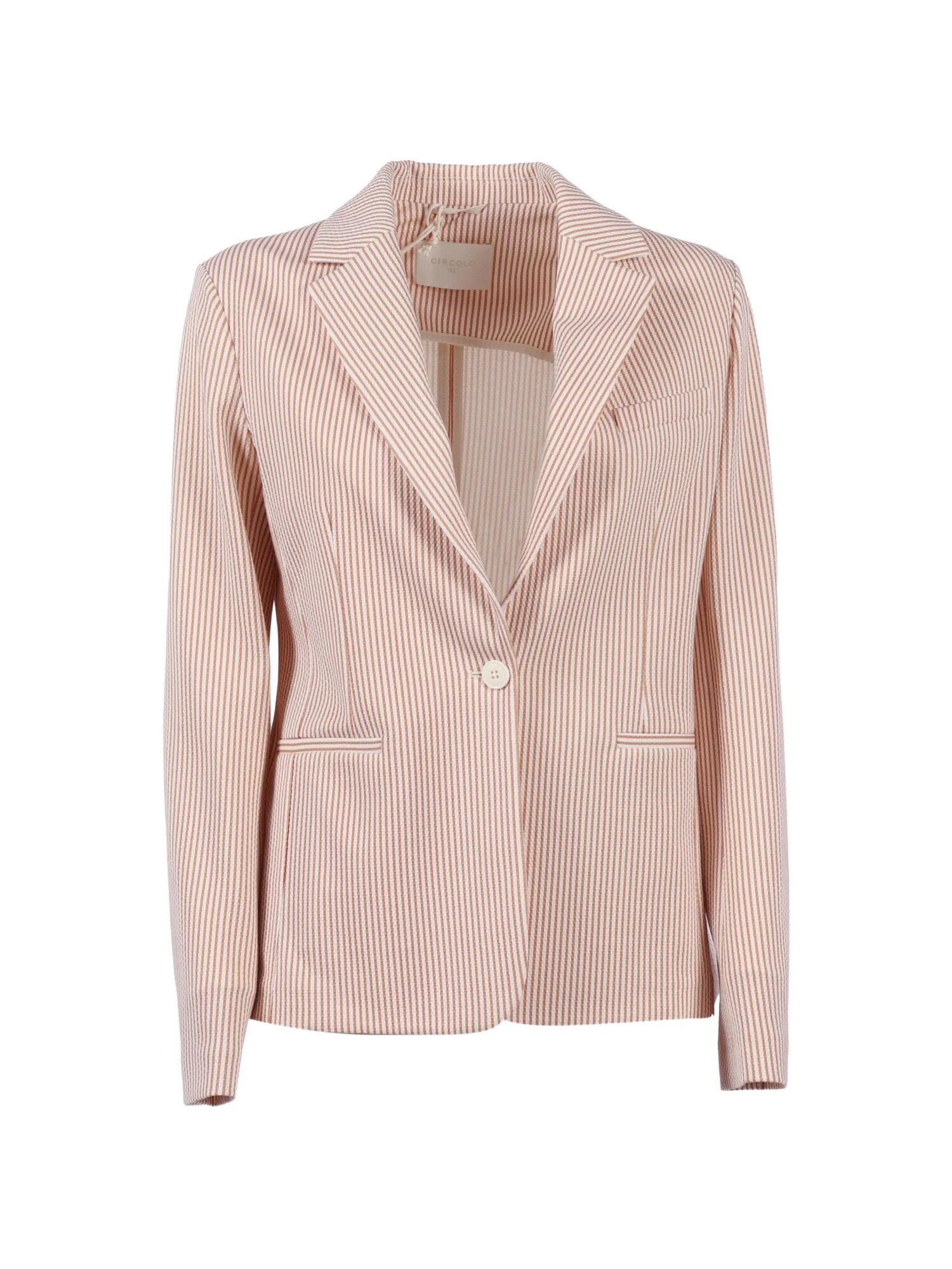 Пиджак Slim-fit striped blazer