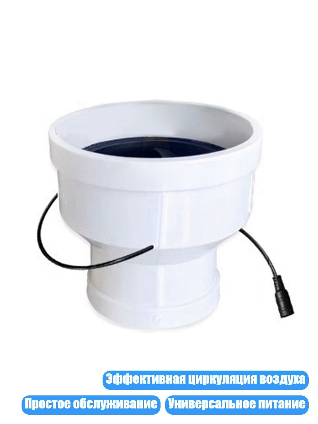 Встраиваемый вытяжной вентилятор 75–110 мм