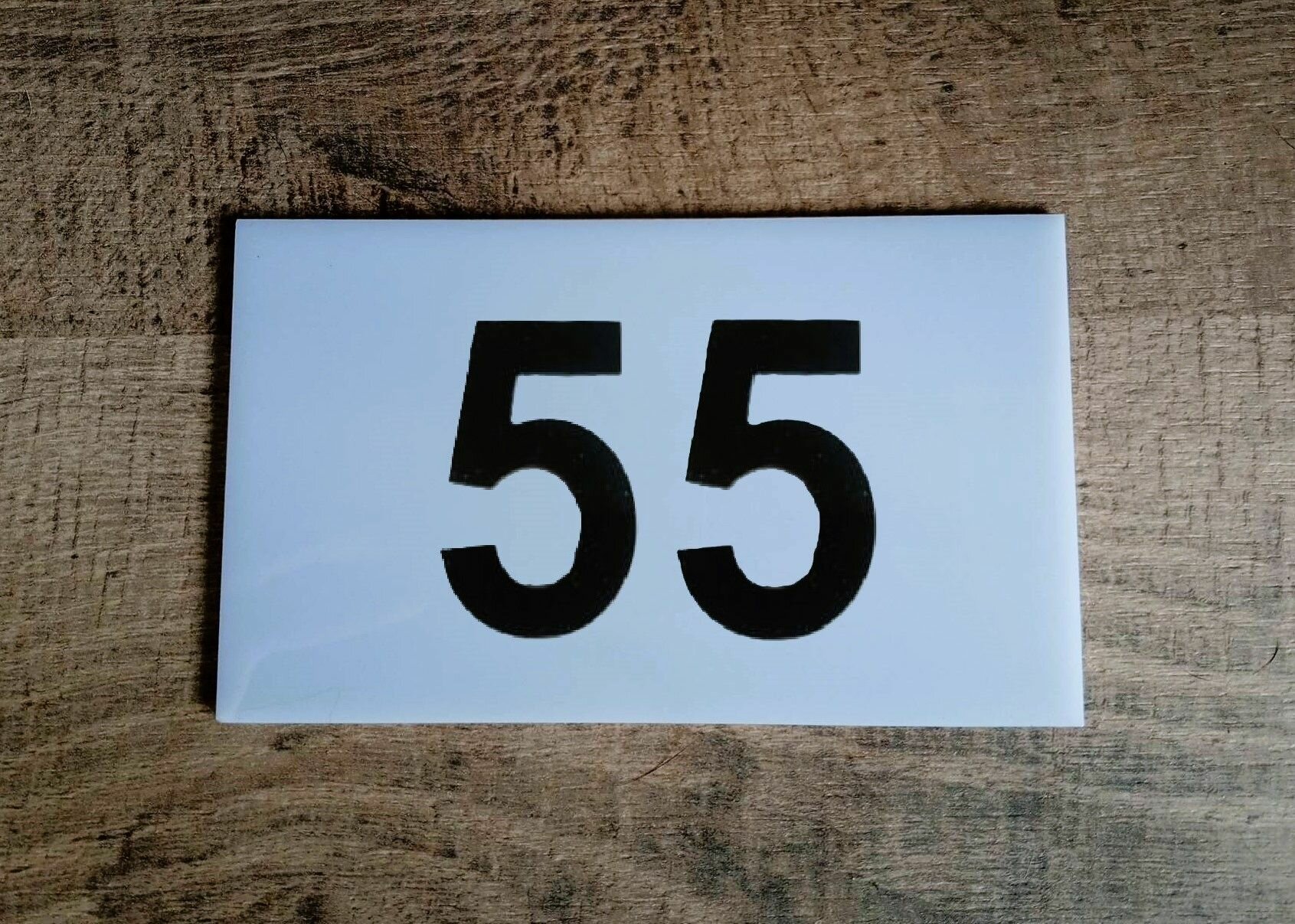 Цифры на дверь, табличка с номером 55