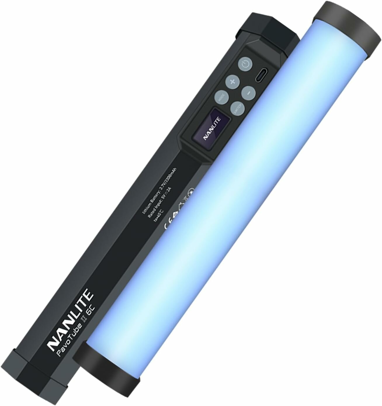 NANLITE PavoTube II 6C LED RGB Tube 2700K-7500K Ультраширокий диапазон цветовой температуры беспроводное управление 2.4 ГГц портативная ручная световая палка для фотографии