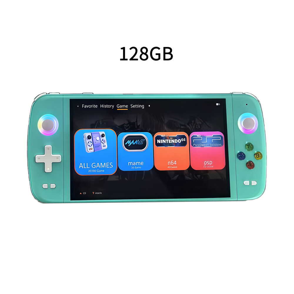 Игровая консоль M27, 128 ГБ, 7 дюймов, 16 миллионов RGB-цветов, 20 000 игр