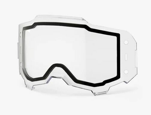 Линза для очков 100% Armega Forecast Replacement Lens, прозрачная, двойная.