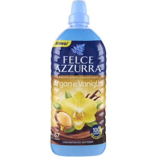 Кондиционер-ополаскиватель для белья Felce Azzurra Argan e Vanilla, 1.34 л
