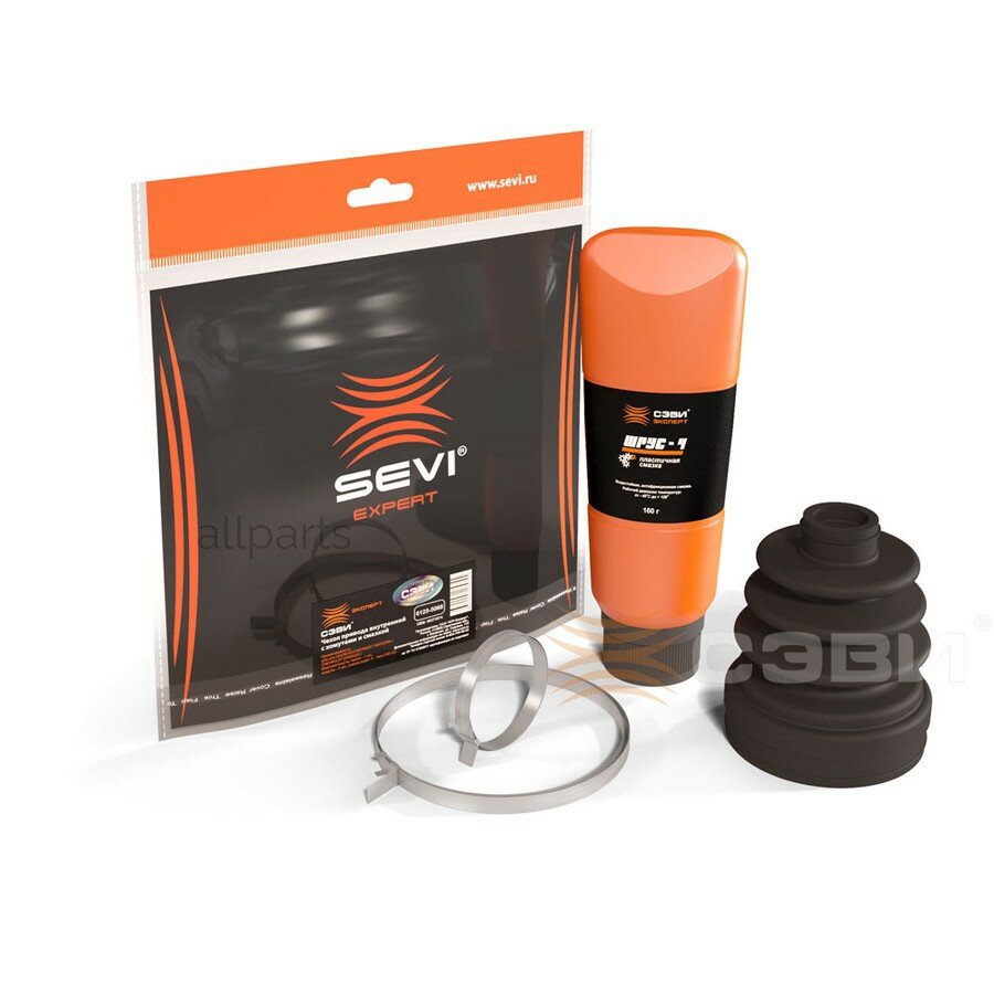 SEVI 6125-5068 Чехол привода внутренний с хомутами и смазкой 160 гр. "Сэви-эксперт" DAEWOO Matiz , CHEVROLET Spark SEVI 61255068